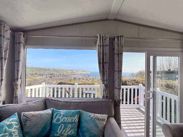 Sea View Luxury Caravan Swanage Pet Friendly Wifi - Swanage