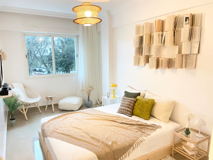 Studio Lumineux & Cosy – Esprit D’artiste à Rabat. - Rabat