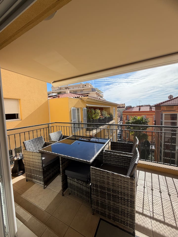 Bilocale Menton Centro, Terrazzo E Parking Privato - Menton