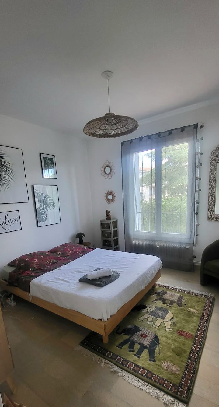 Chambre Avec Salle De Bain Et Toilettes Privatives - Nîmes