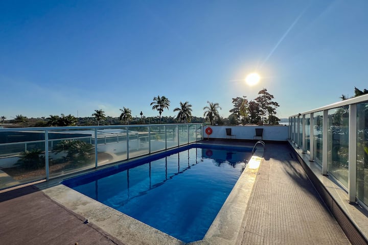 Flat Orla Pampulha • Localização Perfeita - 美景市