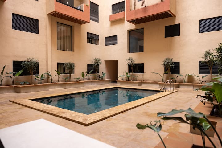 Studio Haut De Gamme Avec Piscine Près De La Gare - Marrakech
