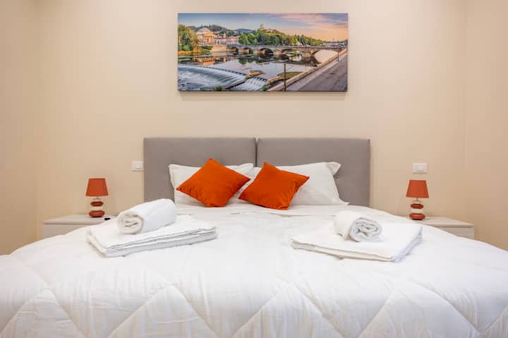 [Zona Ospedali] Comfort & Spazio 2 Piani + Cortile - Turín