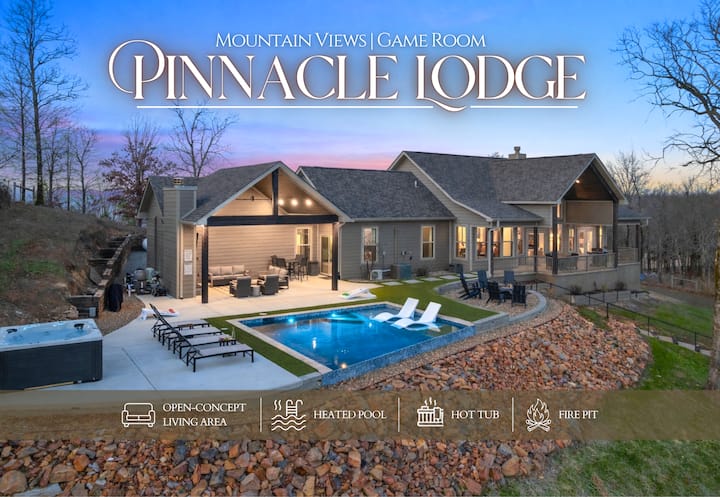 Mountain Views | Heated Pool + Hot Tub | Game Room - 핫스프링스
