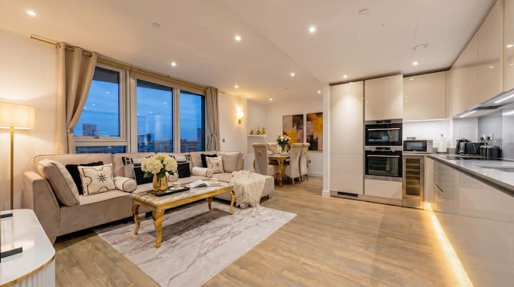 Battersea Dream Haven For 6 Gym And Rooftop - 런던