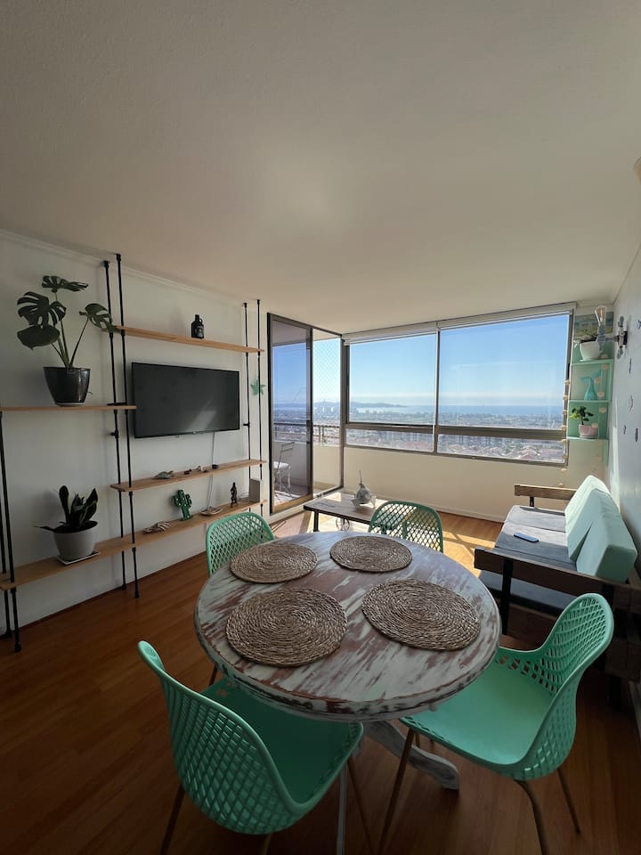 Acogedor Dpto. Vista Panorámica Serena-coquimbo - Coquimbo