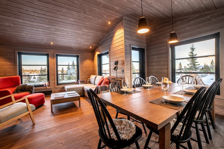 New Cosy Family Cabin 50m From The Ski Trail - Norway