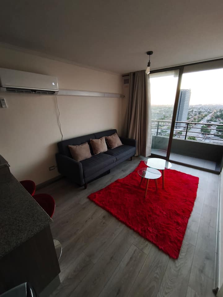 Full Equipado Con Vista Panorámica - El Bosque, Chile