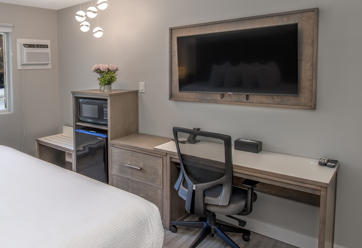 Moderna habitación con cama tamaño queen en Porpoise Bay - Hoteles en ...