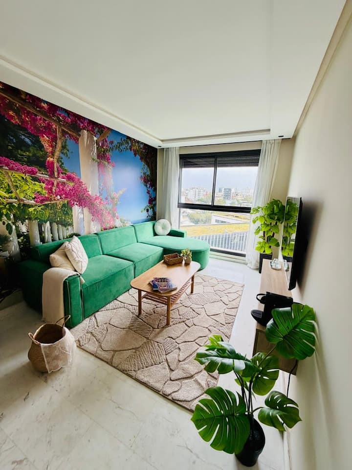 Vue Panoramique - New Studio Elegant - Downtown - Casablanca