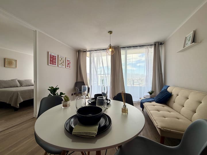 C2 - Escapada Moderna Con Vista Al Mar Y Ciudad - Coquimbo