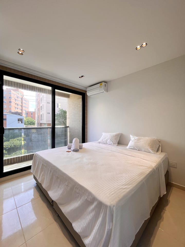 1br / Lujoso / 2a/c, Agua Caliente / Parking Y Más - Barranquilla