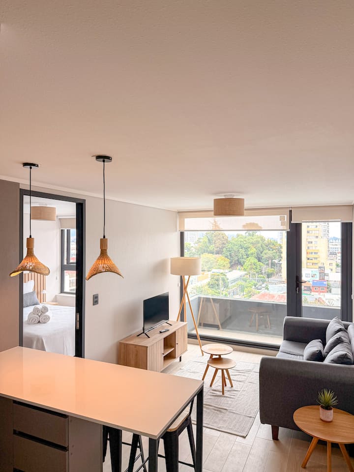 Host Concept | Depto. Moderno Con Estacionamiento - Concepción, Chile