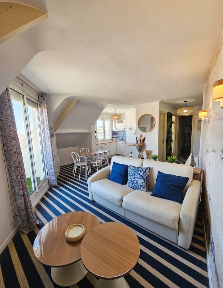 ​Vue Mer & Escapade Marine : Cosy à Riva Bella - Plage de Ouistreham
