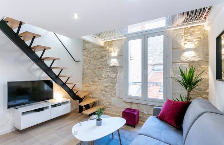 Superbe Loft Atypique/
Clim/ Gares / Hamac / Wifi - Montpellier