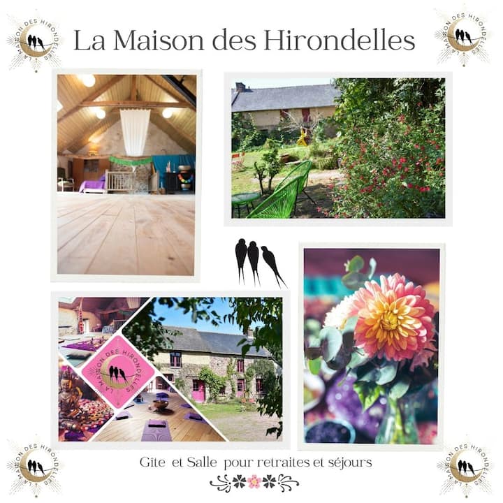 La Maison Des Hirondelles Gîtes Et Salle. - Paimpont