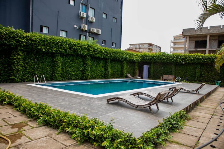 Appartement Moderne Au Wharf Avec Piscine, Wifi - Republic of the Congo
