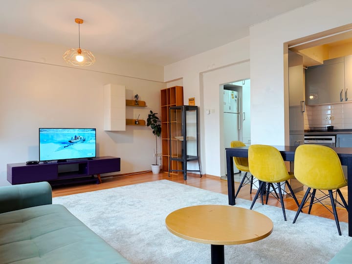 City Center 2br+1lr With Bosphorus View - Cihangir