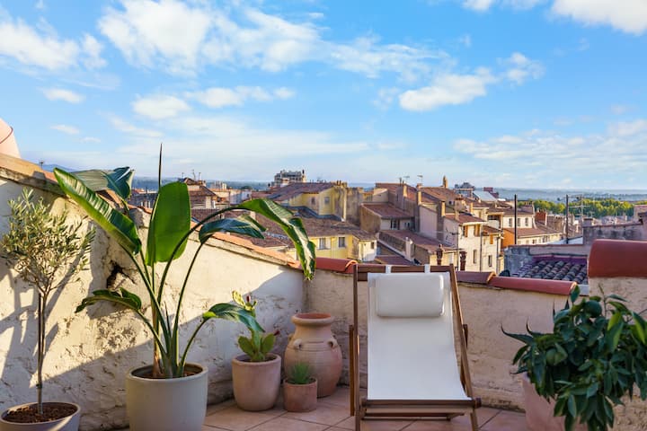 Très Bel Appartement Cœur D’aix Avec Terrasse - Aix-en-Provence
