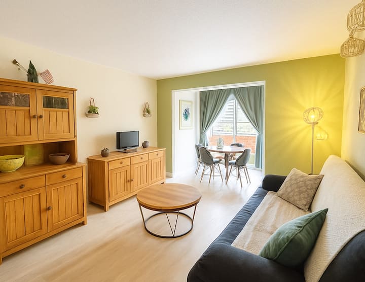 Appart T2 Rdc Climatisé/6 Pers/piscine/500m Plage - Le Barcarès