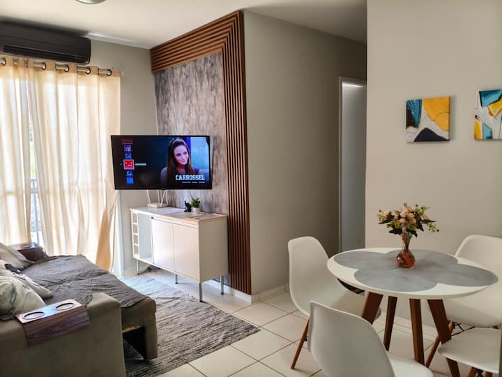 Ap Com Ar Na Sala E Quartos, Saída Pra Chapada - Cuiabá