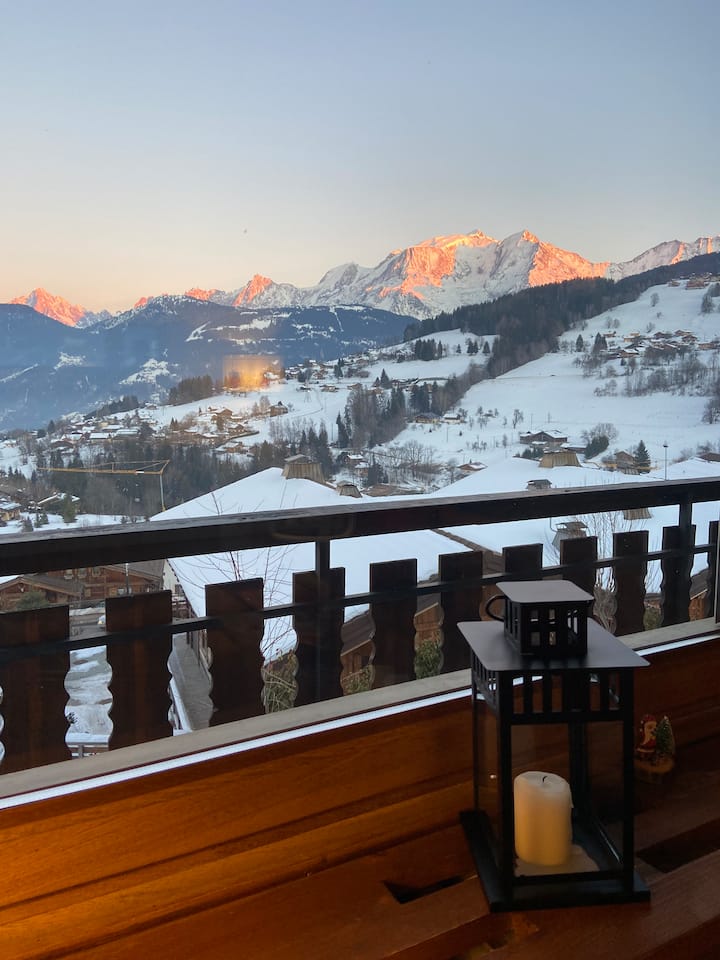 Loue Appartement Duplex 3&nbsp;Chambres Vue Mont Blanc - Combloux