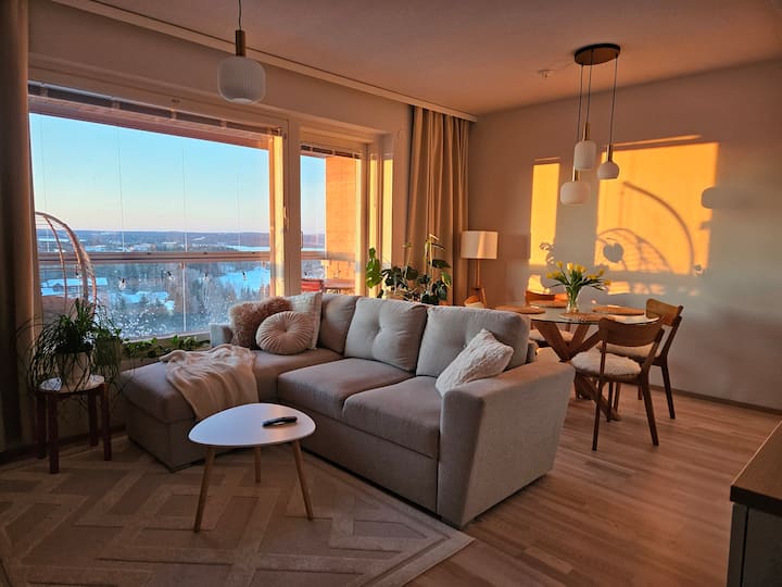 Valoisa 16.kerroksen Koti -Maisema, Sauna Ja Rauha - Nokia