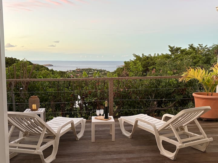 Lime & Sea Maison Avec Vue Mer Et Terrasse - Saint-Barthélemy