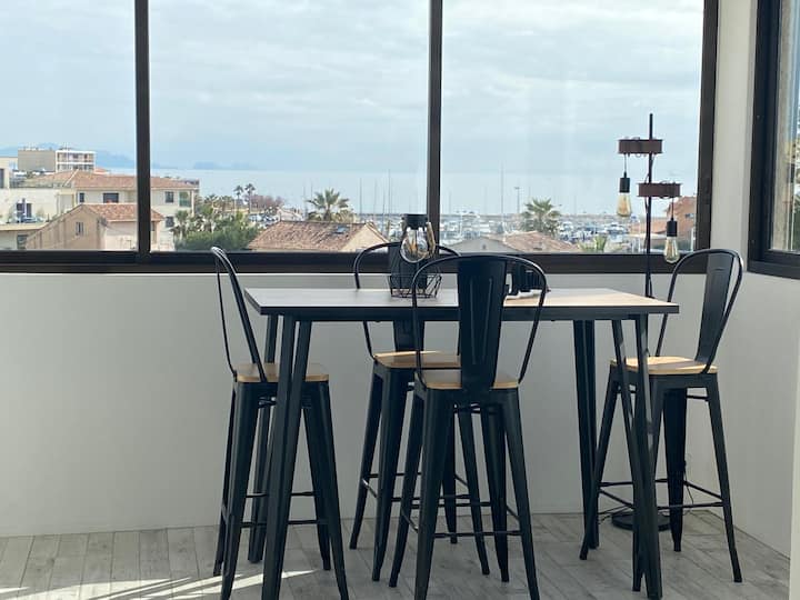 F2 - Vu Mer/port - Emplacement Exceptionnel + Box - Sausset-les-Pins