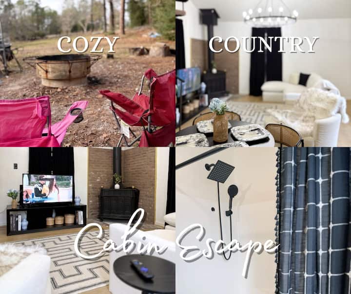 Cozy Country Cabin Escape - 3.6 Acre Retreat - Sam Rayburn, TX