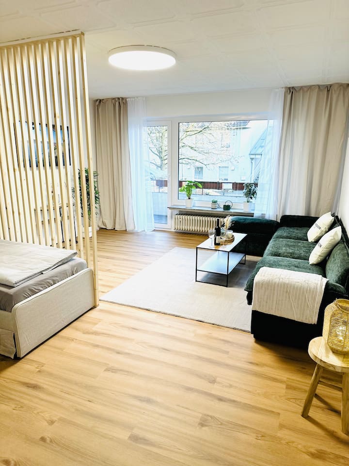 Mola Apartments-ruhrnah-zentrum-balkon-parken-4p. - Schwerte