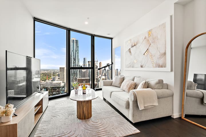 Skyhigh Coast 2b2b Apt Cbd, W/ Pool, Sauna, Gym - Rod Laver Arena