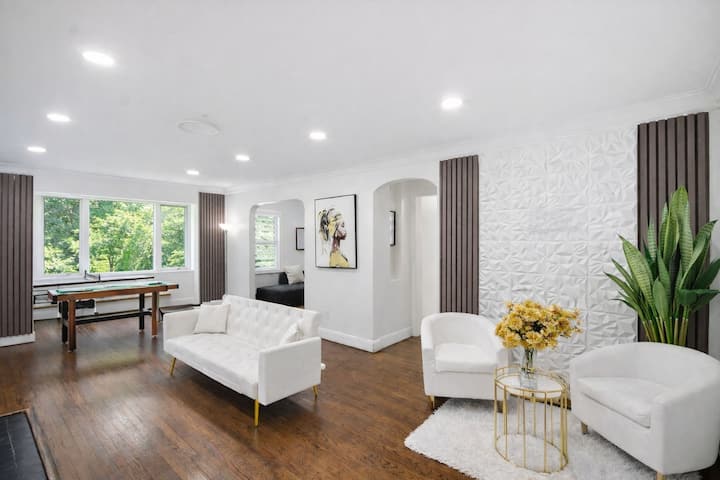 The Modern Luxe Stay•sleeps Large Groups •Near Ewr - Newark, NJ