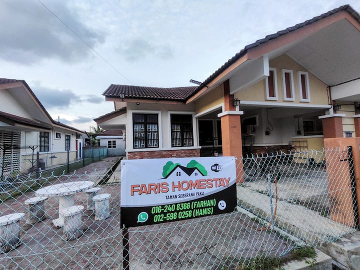 Faris Homestay Taman Seberang Paka Dungun - Paka