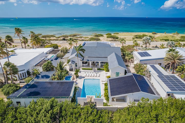 Oceanfront 10br Lux Villa • Pool • Full Ocean View - Caribe