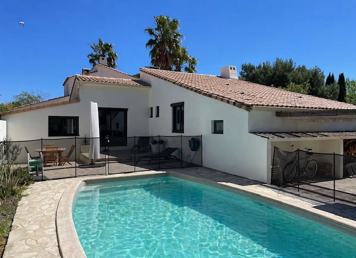 Superbe Villa Avec Piscine Proche Lac Et Golf - Le Grau-du-Roi