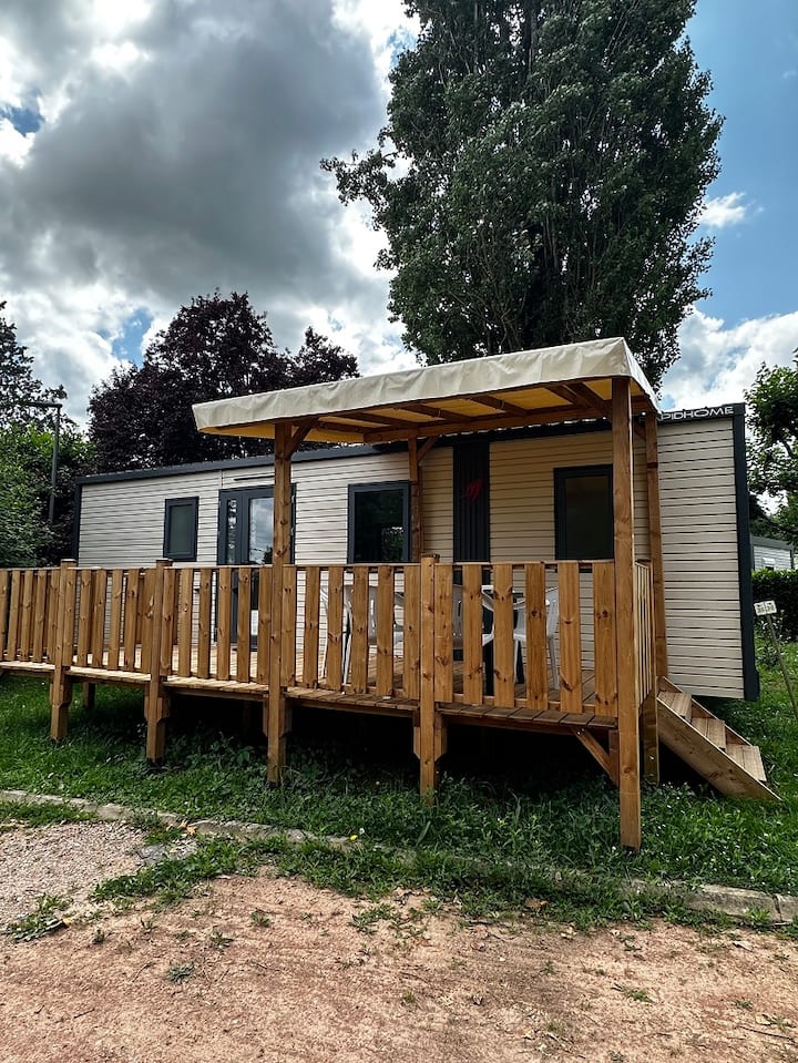 Mobil Home Luxe 4/6 Personnes 34m2 - Charlieu