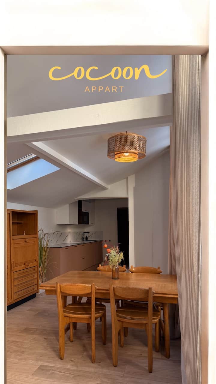 Cocoon Appart • Lumineux & Calme • Gare à 2 Min - Maisons-Laffitte