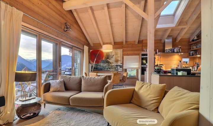 Authentic Luxury Chalet With Views & Fireplace - Verbier