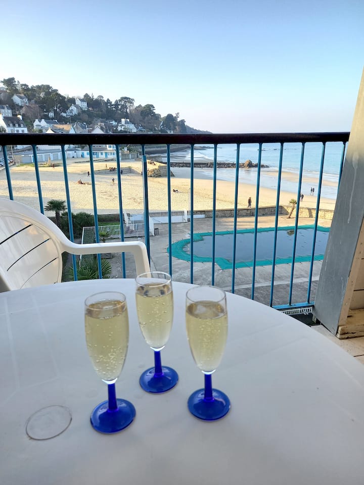 Nouveau Appartement Cosy Vue Mer Et Piscine - Douarnenez