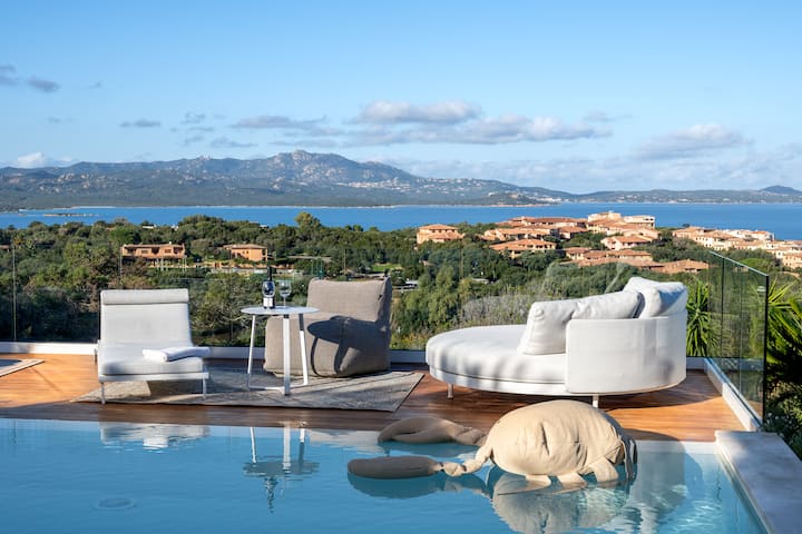 Luxury Villa With Infinity Pool, Sauna And Wi-fi - Golfo Aranci
