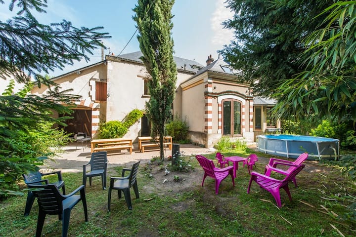 Grand Gîte (15-20 Personnes) Petit Jardin/ Jacuzzi - Montlouis-sur-Loire