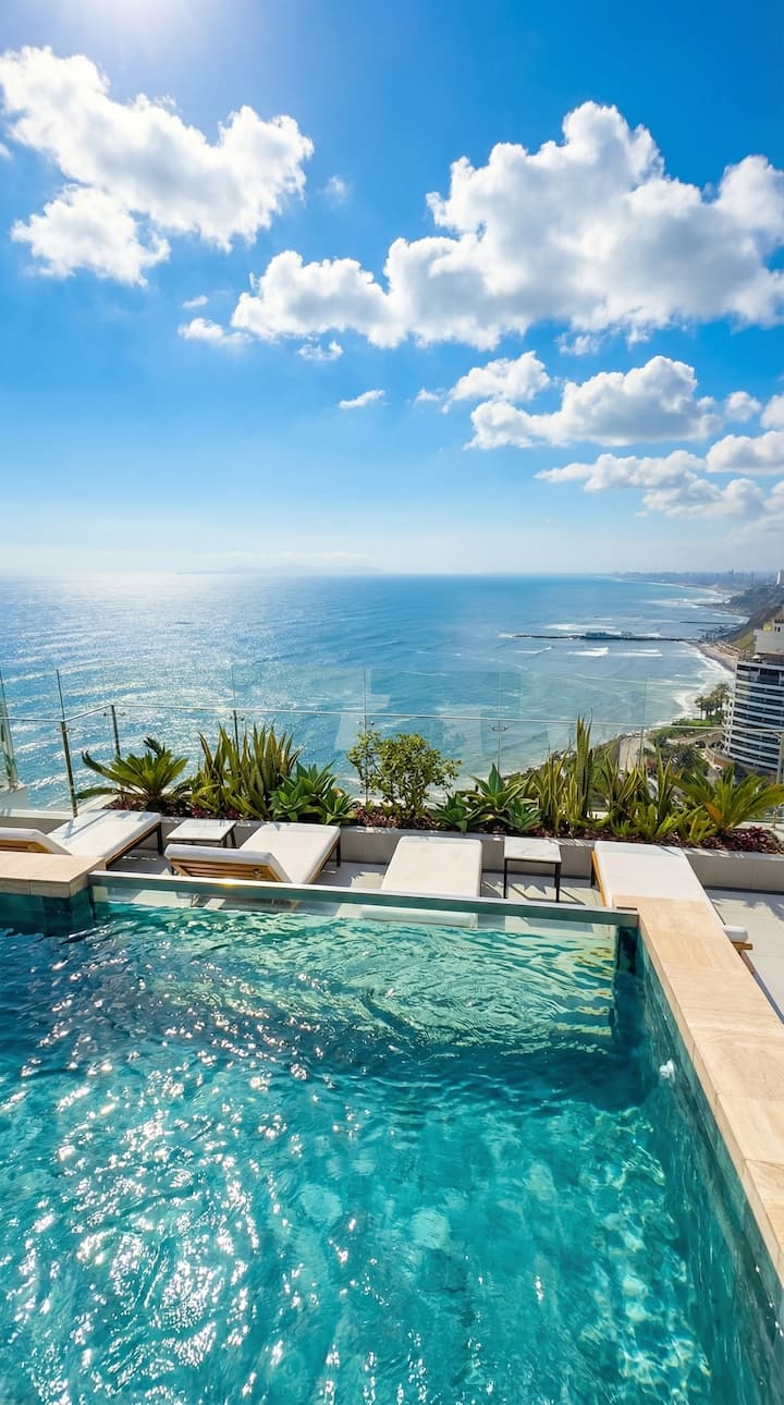 2 Bedroom Apartment - Ocean View - Infinity Pool - Pérou