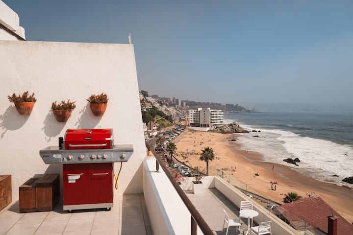 Dúplex Frente Al Mar Reñaca | Vista Panorámica - Viña del Mar