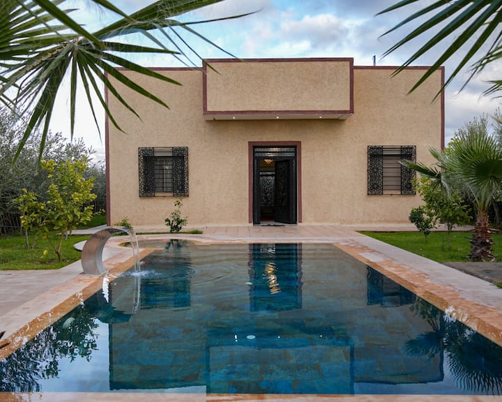 Piscine, Vue Atlas, Villa, Balcon Vue Montagne - Amizmiz