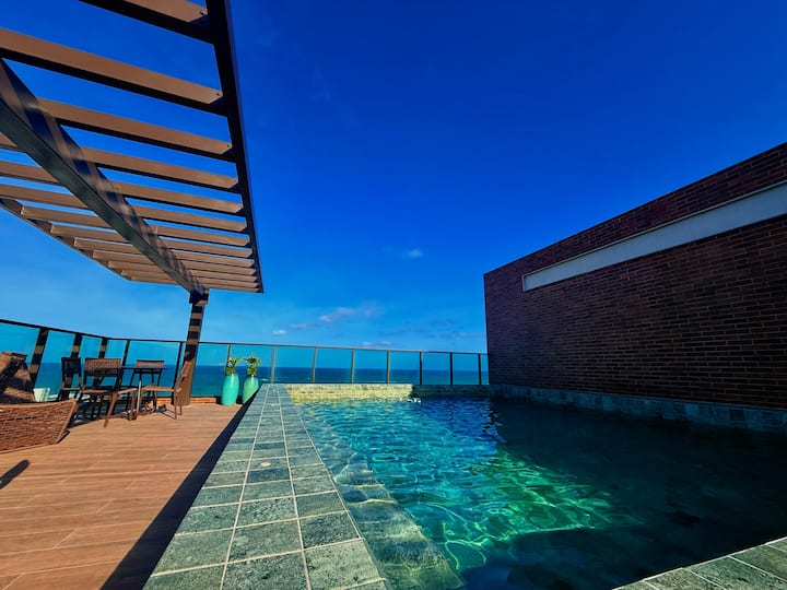 2 Suítes A 50 Metros Da Beira-mar/rooftop/piscina - Maceió