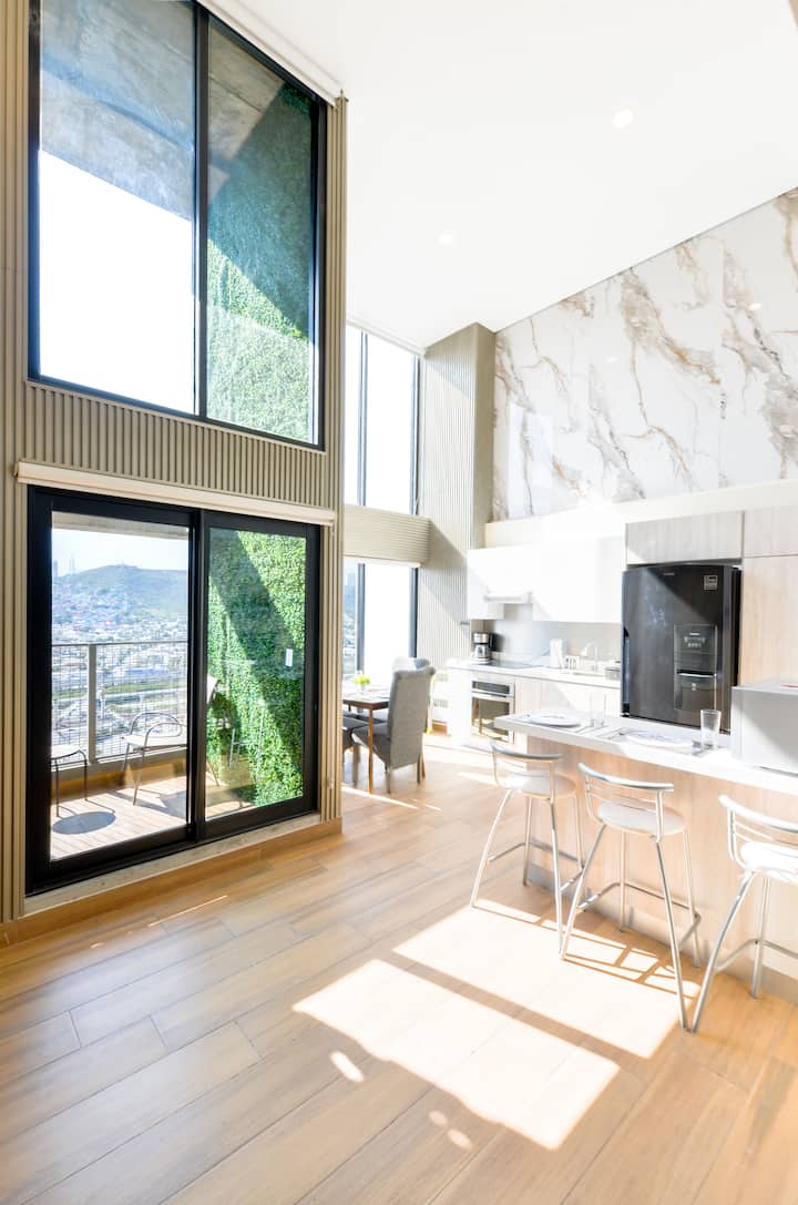 Luxury In La Purísima! Wifi, Gym & Pool 3br2br 9g - Monterrey