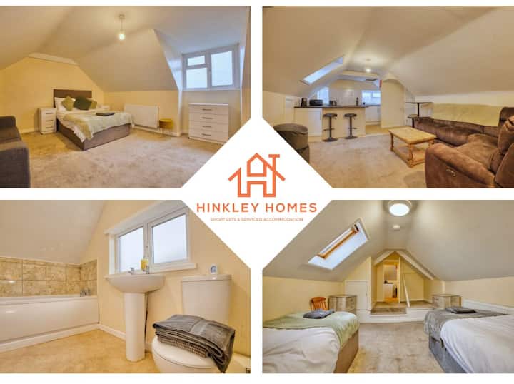 2 Bedroom- 3 Beds- Long Stays | Private Parking - Taunton