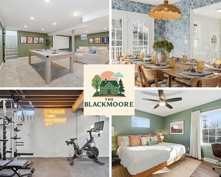 The Blackmoore|theater|gameroom|gym - Overland Park, KS