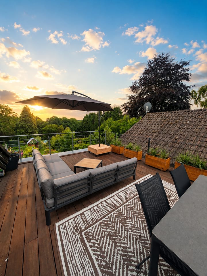 5* Apartment Rooftop, Air-condition, Parking - Solingen